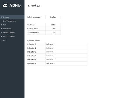 Yearly Comparison Excel Report Template Adnia Solutions