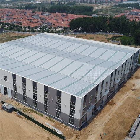 Prefab Steel H Beam Warehouse Structure For Racking Systems