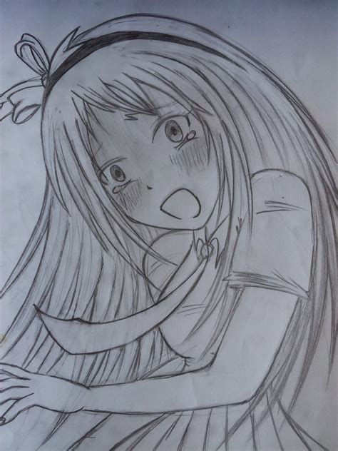 Scared Girl Drawing At Getdrawings Free Download