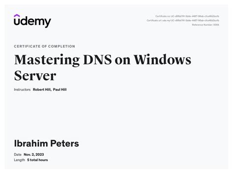 Dns Windowsserver Networking Dnsmanagement Itsecurity Udemycertification
