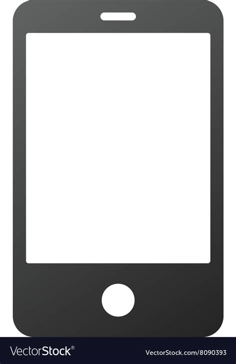 smartphone gradient icon royalty free vector image