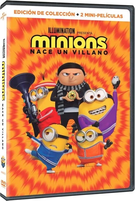 Minions Nace Un Villano America Dvd
