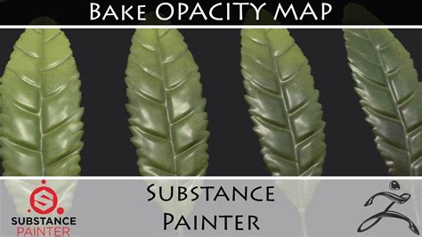Substance Painter Opacity Map Baking And Transparency Youtube