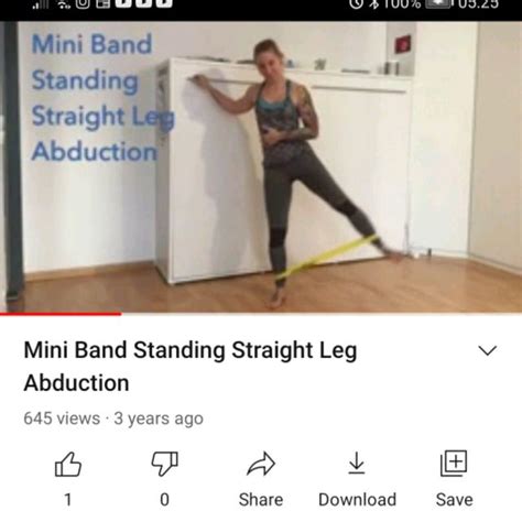 Banded Straight Leg Abductions By Blissed Out Baker Plant Based Chef