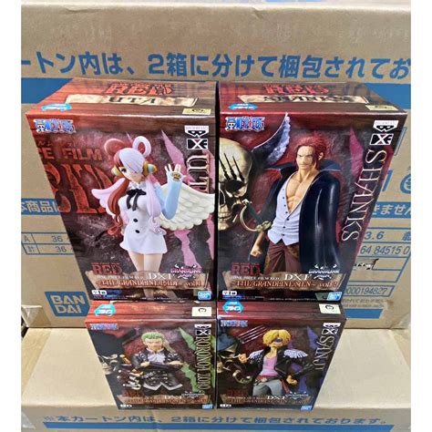 【披薩星球】全新現貨 日版 金證 景品 海賊王 Dxf 劇場版red Vol1 2 3 4 美音 紅髮 索隆 香吉士 蝦皮購物