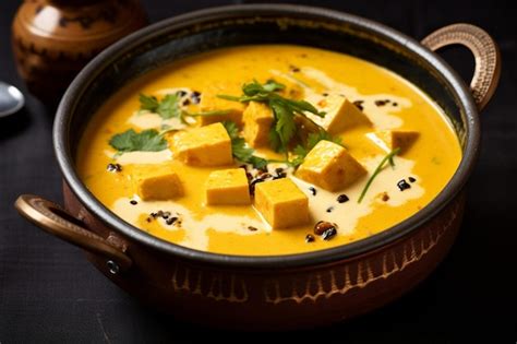 Indian Spices Shahi Paneer Premium Ai Generated Image