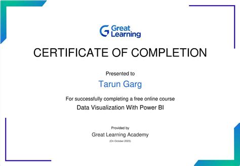 Earned Data Visualization With Power Bi Tarun Garg Posted On The Topic Linkedin
