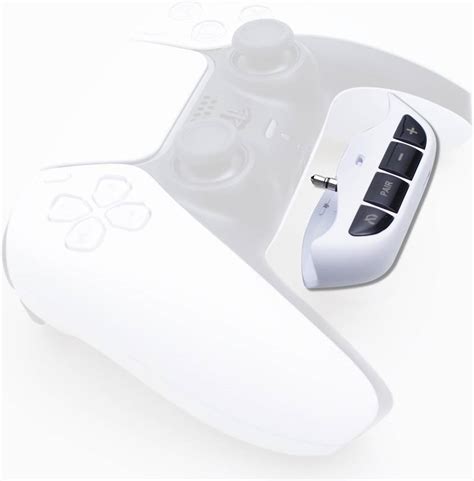 Freaks And Geeks Bluetooth Headset Adapter For Ps5 Controller One Key Mute Volume Control Led