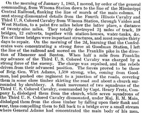 The Usct Chronicle The 3rd Us Colored Cavalry Engage In Mississippi