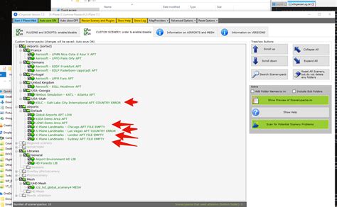 xorganizer apt file empty apt country error xp11 scenery x plane