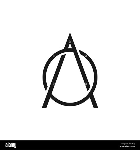 Letter Oa Initial Logo Design Vector Image Initial Monogram Letter O A
