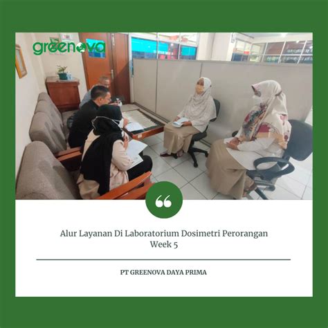 Introduction Of Standard Operational Flow In The Dosimetry Laboratory Greenova