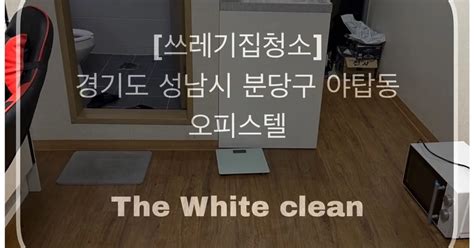 더화이트 경기도 성남시 분당구 오피스텔 쓰레기집청소 더 화이트 The White 숨고 숨은고수