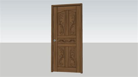 Panel Door D2 Classic 900mm X 2100mm 3d Warehouse