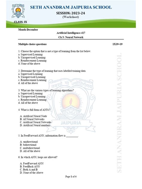 neural network pdf artificial neural network machine learning