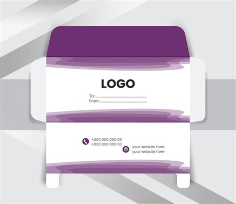 Premium Vector Corporate Business Branding Envelope Design Template