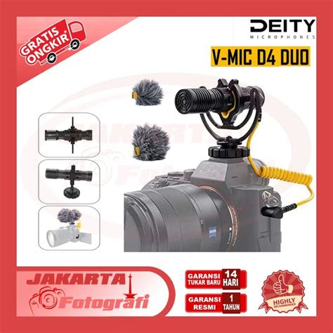 Jual Deity Microphones V Mic D4 Duo Dual Capsule Micro Camera Mount