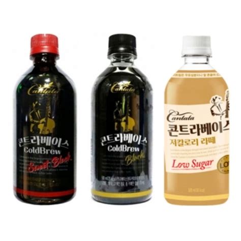 칸타타 콘트라베이스 콜드브루 블랙 500mlx6펫x2박스 홈플러스 택배배송