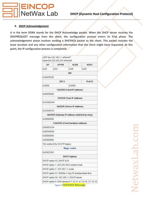 Dhcp Dynamic Host Configuration Protocol Pdf