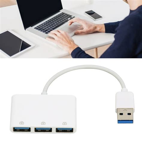 Hub Usb 20 De 3 Puertos Divisor Usb Ultradelgado Portátil De 480mbps