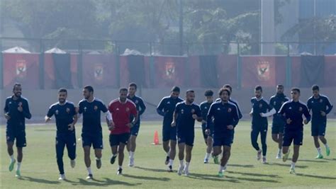 تدريبات بدنية شاقة تفاصيل مران الأهلي استعدادًا للاتحاد السكندري