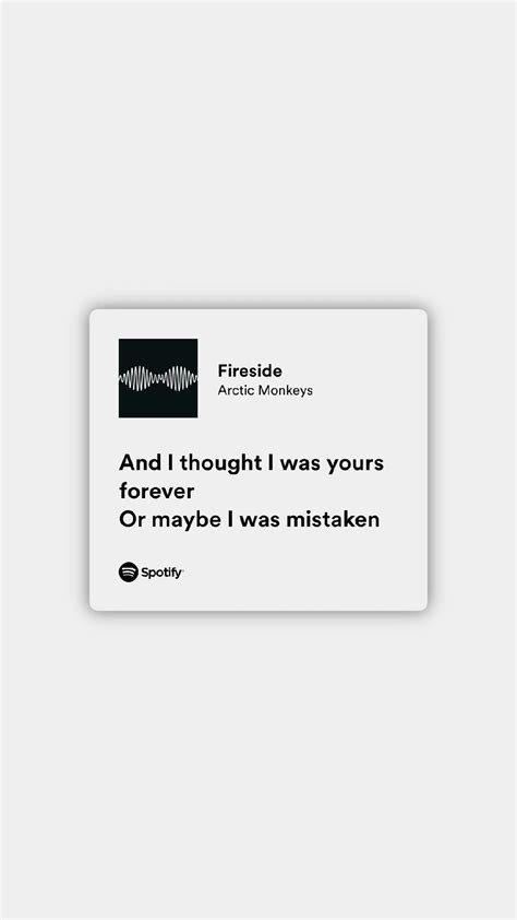 Arctic Monkeys Fireside Lyrics