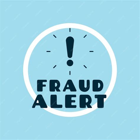 Free Vector Fraud Alert Warning Background Keep Yourself Safe From