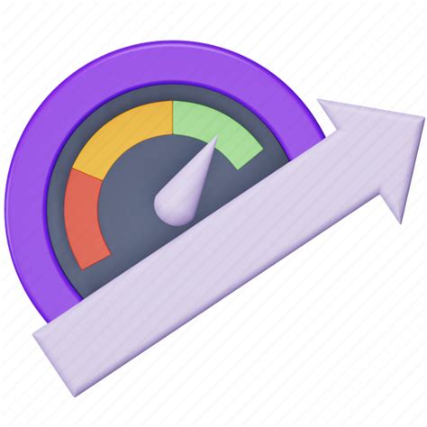 performance data analytics analysis dashboard speedometer process 3d illustration