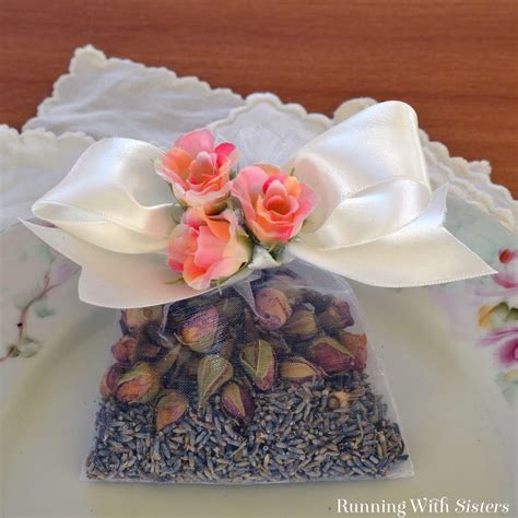 Easy Lavender Rose Sachet - Running With Sisters