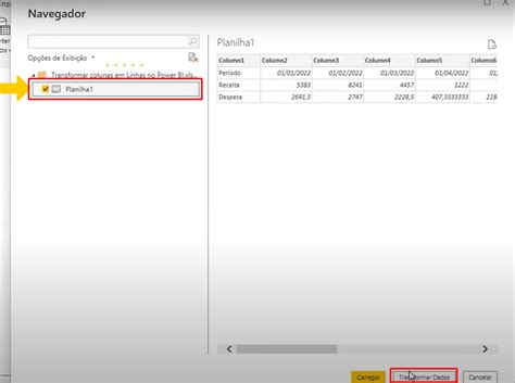 como transformar de colunas em linhas no power bi ninja do excel