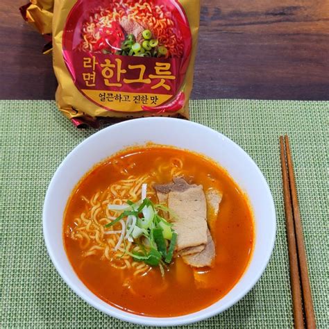 이마트 노브랜드 라면한그릇 얼큰하고 진한맛 시식후기 네이버 블로그
