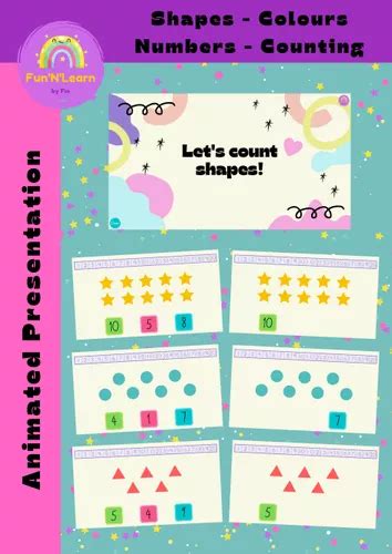 Comptons Les Formes Présentation Animée En Anglais Lets Count Shapes Animated