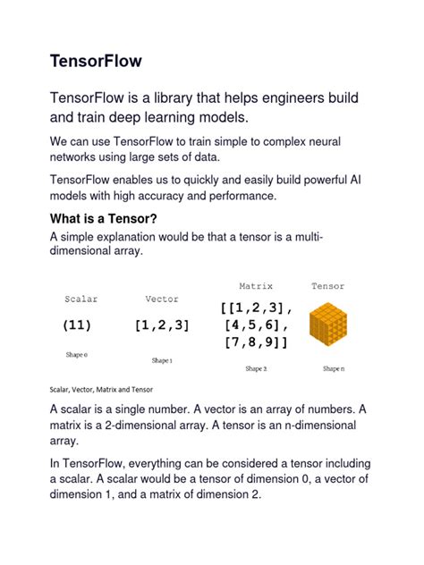 Tensor Flow Pdf Computing Artificial Intelligence