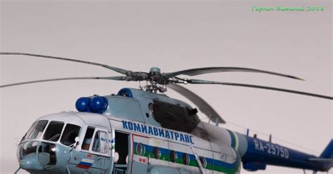 Пластиковая модель вертолета Ми-8 от "HobbyBoss" 1/72 | Пикабу