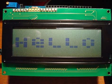 Big Font On Character LCD Version 2 Now In Library Arduino