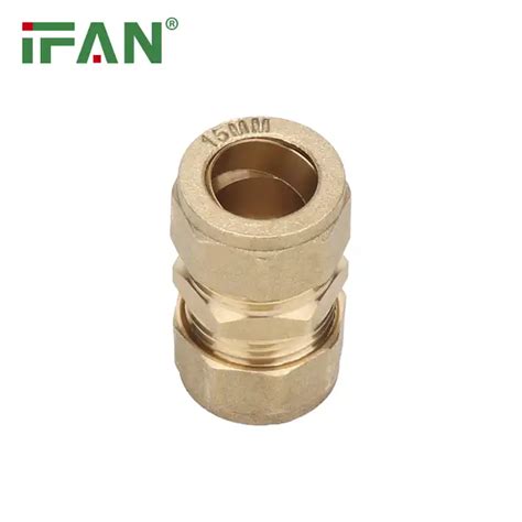 Ifan Threaded Brass Ferrule Compression Fittings For Copper Pipe Water