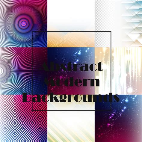 Set Of Abstract Technology Web Banner Vector Eps Ai Uidownload