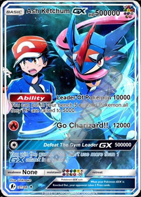 Ash Ketchum Gx Pokemon Card Etsy 日本