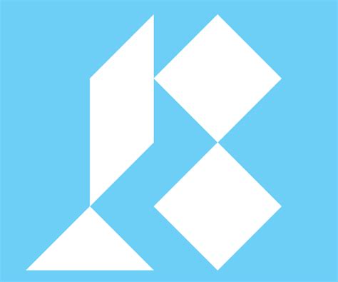 Tangram Font Behance