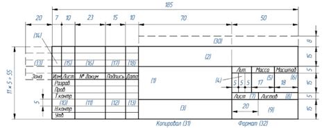 Как по ГОСТу оформить основную надпись чертежа