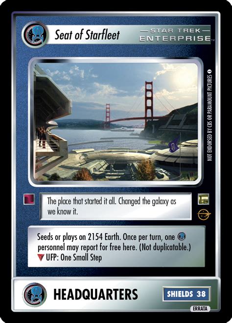 Seat Of Starfleet Errata Hf3 Cardguide Wiki Fandom
