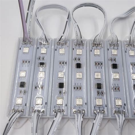 20pcslot Dc12v Ws2811 Led Pixel Module 072w Ip6 Grandado