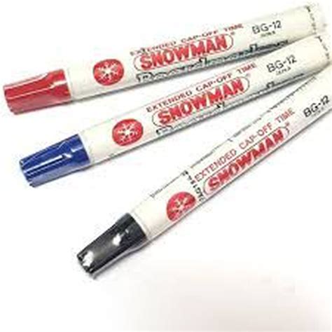 Spidol Snowman Boardmarker Biru