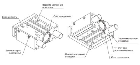 6100 - Цилиндр пневматический с встроенными направляющими купить ...