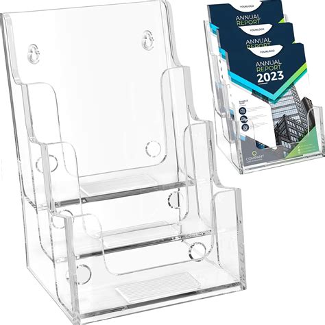Amazon MaxGear Brochure Holder 3 Tier 6 X 9 Inch Brochure Display