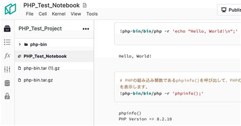 Noteableプラグインでphpを動かしてみるchatgpt部 大城｜chatgpt部 Produced By Nob Data