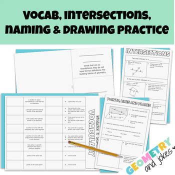 Introduction To Geometry Guided Notes For Notebooks Points Lines Planes