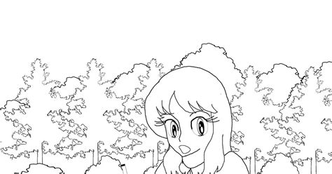 塗ってもいいのよ 【塗り絵素材】写生【屋外活動】 青列車のマンガ 漫画 むしろ塗ってください 少女 Pixiv