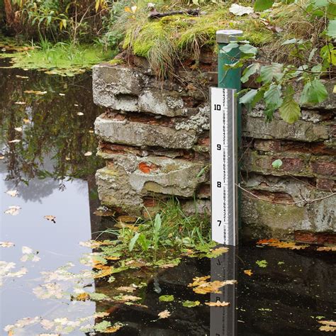 Adirpro 7 Wide Stream Gauge Heavy Duty Staff Gauge