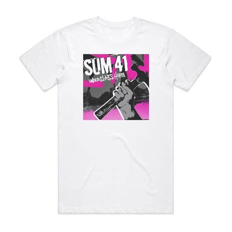 Sum 41 Underclass Hero Album Cover T Shirt White